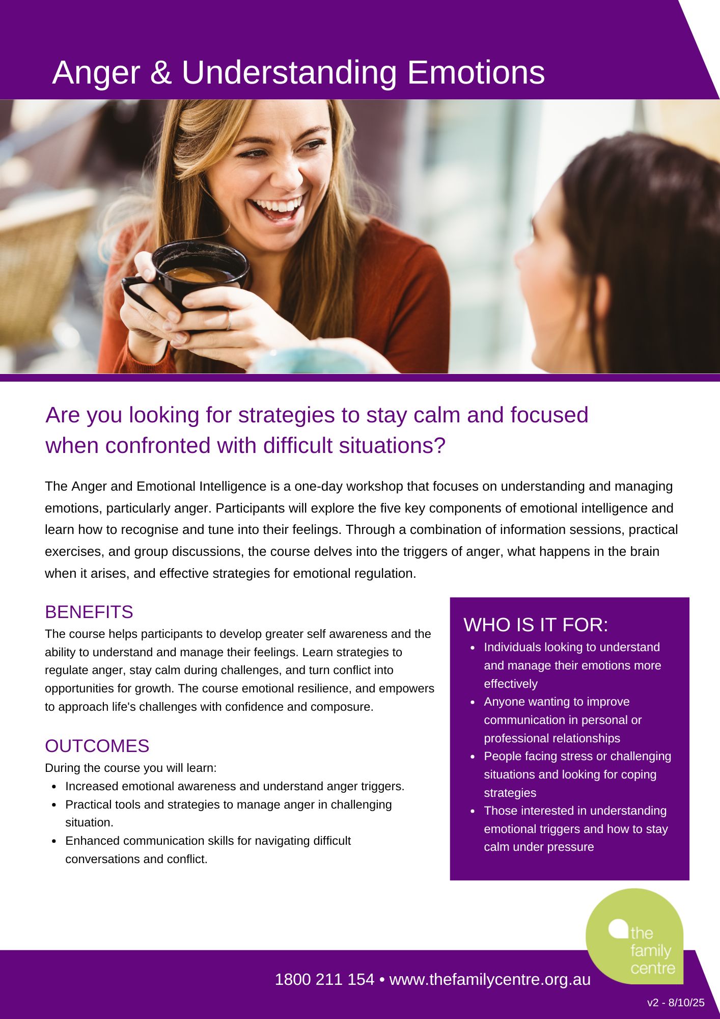 Anger & Understanding Emotions Online (1) | The Family Centre